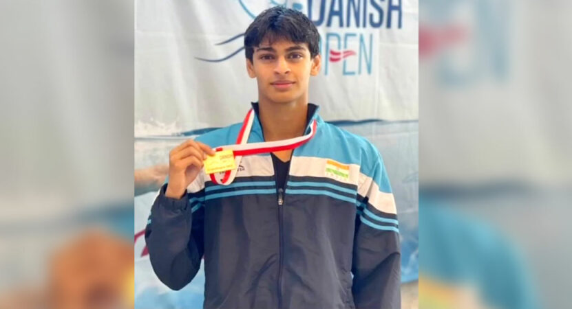 Vedaant Madhavan wins gold in swimming event in Denmark