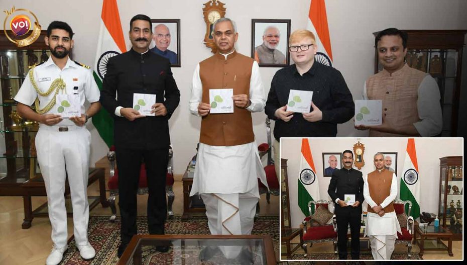 Gujarat Governor Launches ADC Deepak Meghani's Book 'Parnakinari'