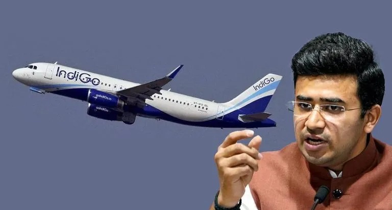 Emergency Exit Case: Cong Targets Tejasvi Surya Amidst IndiGo’s Silence