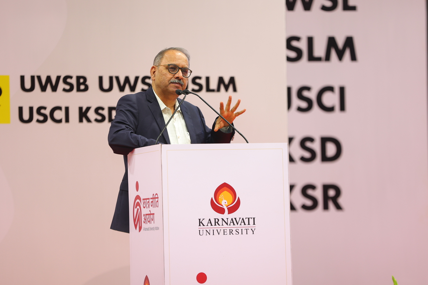 PV Madhusudan Rao enlightened the students about the various challenges ...