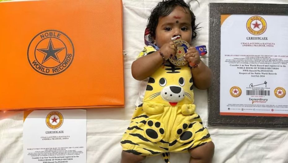 A four-month-old baby from Andhra Pradesh’s Nadigama town has captured ...