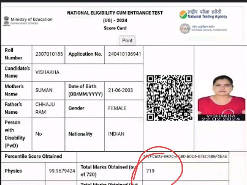 NEET-UG: Students Allege Scam As 8 From Same Centre In Toppers List